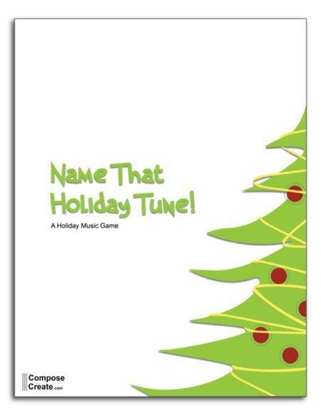 Holiday Music Games and Activities - Private, Group, Classroom