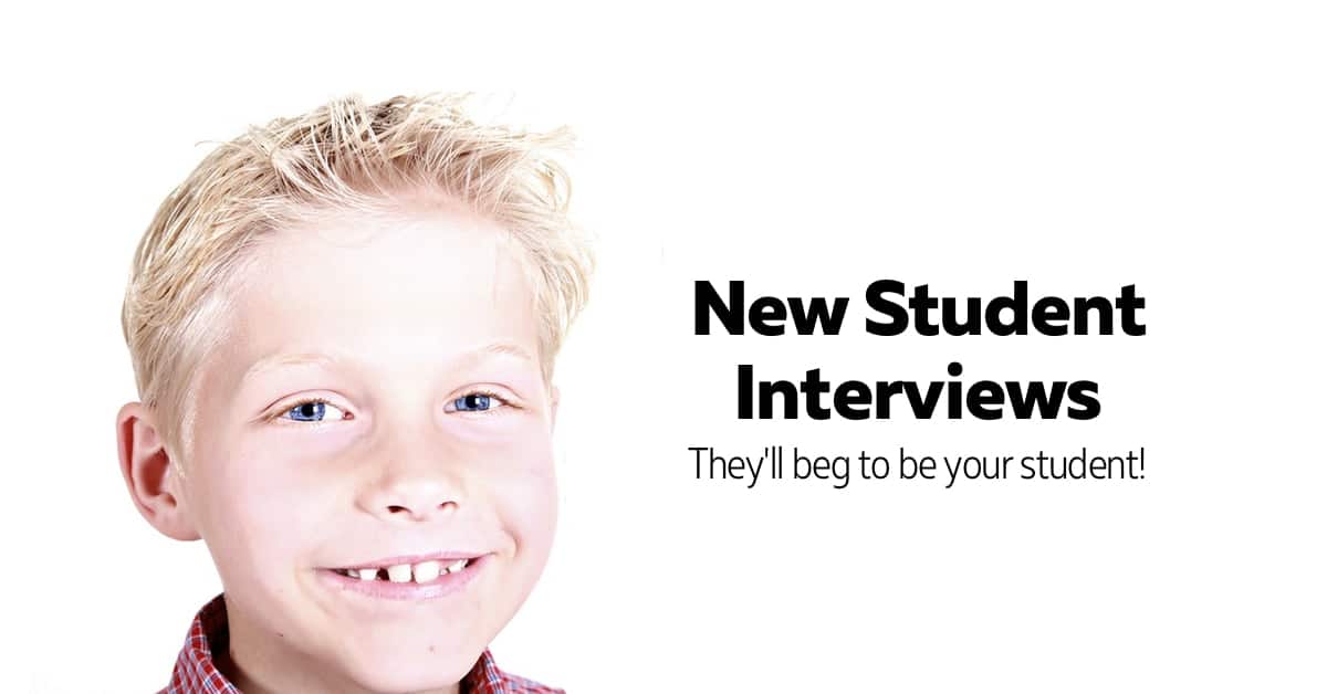 New Piano Student Interviews - Seal the deal with this technique