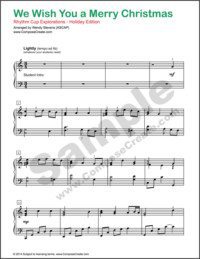 Holiday Rhythm Cup Explorations® - Cup tapping holiday pieces