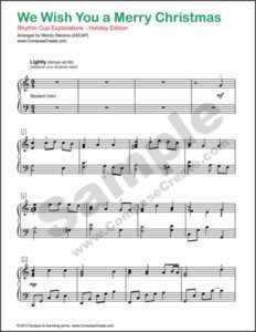 Holiday Rhythm Cup Explorations® - Cup tapping holiday pieces