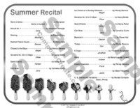 2017 Summer Recital Program Package - editable!