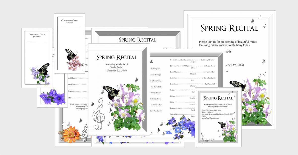 Games & Recital Templates Archives - ComposeCreate.com