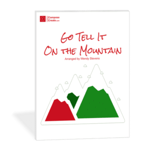 Go Tell It on the Mountain - Very easy jazzy piano piece