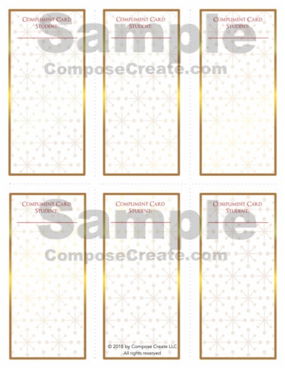 Christmas Recital Program Package - Editable and Artistic