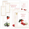 Christmas Recital Program Package - Editable and Artistic