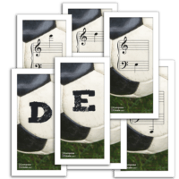Soccer Music Flashcards - Music flashcard games