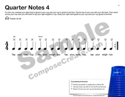 My First Rhythm Cup Explorations® - Preschool and Kindergarten Rhythm
