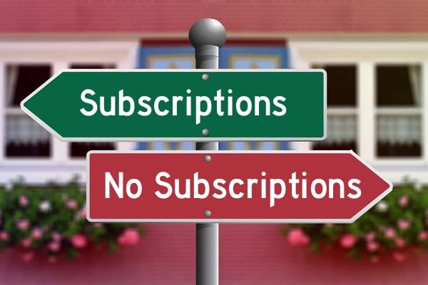 To Subscription or Not to Subscription - New ways to save!