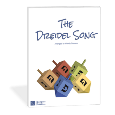 The Dreidel Song - Exciting, easy elementary piano solo