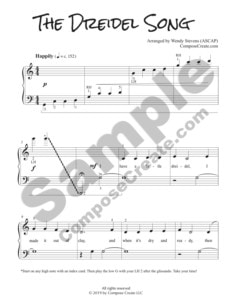 The Dreidel Song - Exciting, easy elementary piano solo