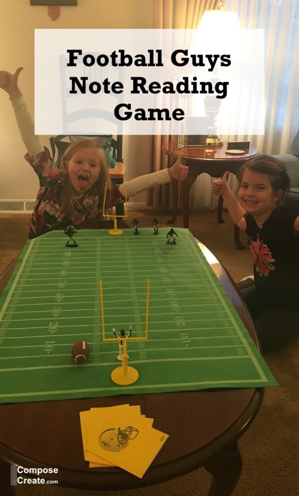Football Guys Note Reading Game - Music theory game