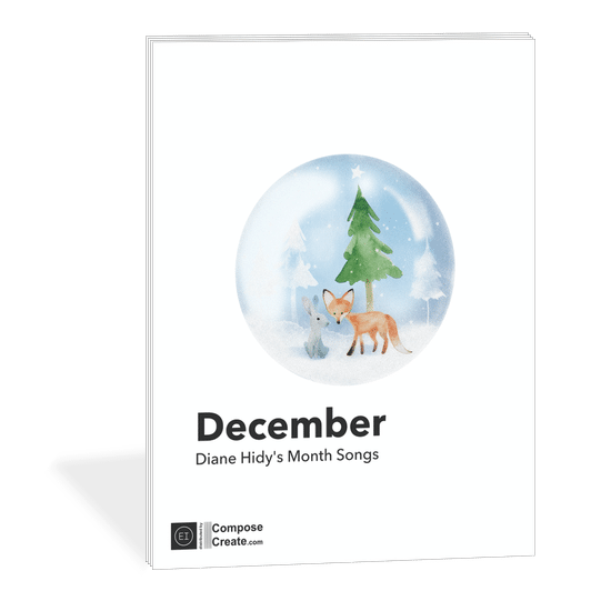 December Song - Winter piano solo by Diane Hidy