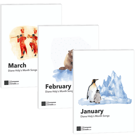 January Song + February Song + March Song by Diane Hidy