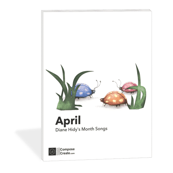 April Song by Diane Hidy - Late elementary piano solo