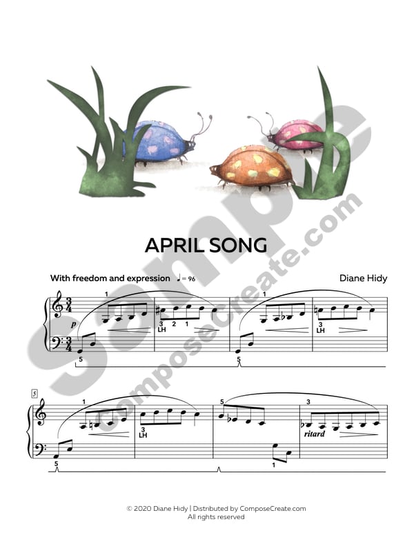 April Song + May Song + June Song by Diane Hidy