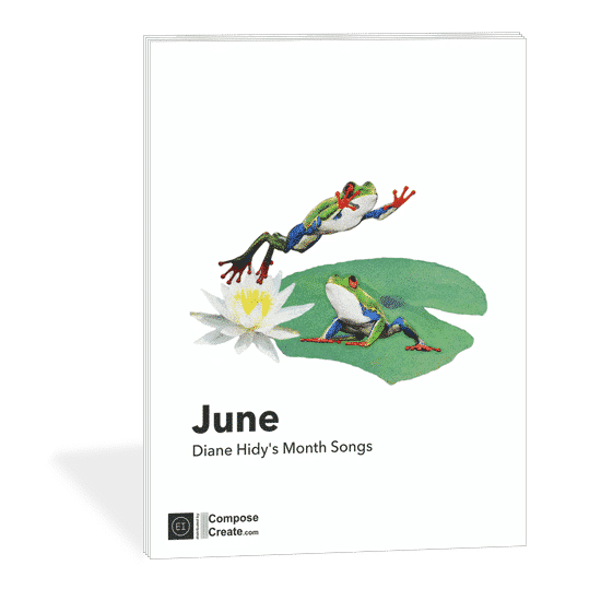 June Song by Diane Hidy - Early intermediate piano solo
