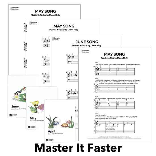 April Song + May Song + June Song by Diane Hidy