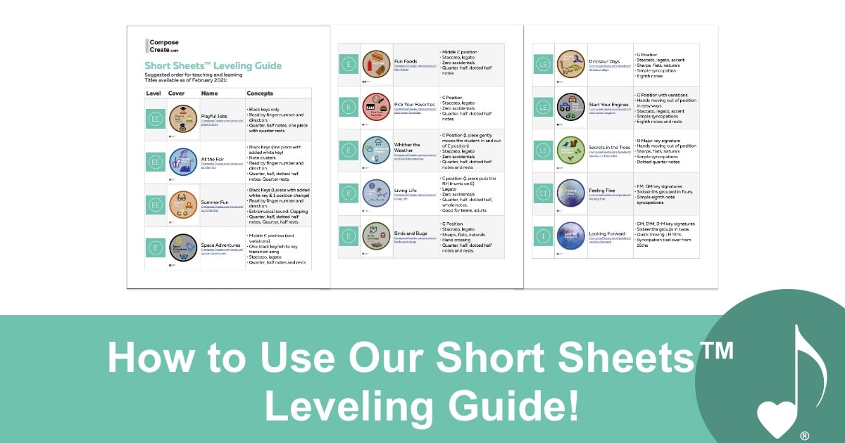 How to Use Our Short Sheets® Leveling Guide! - ComposeCreate.com