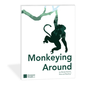 Monkeying Around - Rote and Reading® Elementary Piano Solo w/improv!
