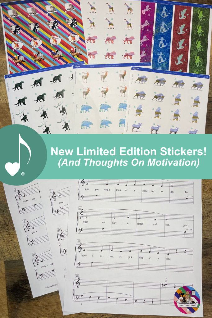 New Limited Edition Stickers and Thoughts On Motivation - ComposeCreate.com