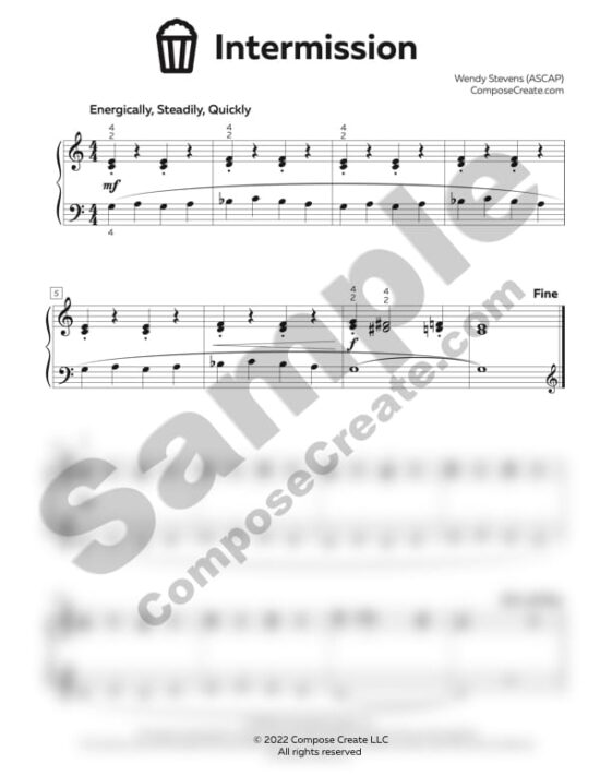 A Little Drama - Piano solos to improve staccato & legato