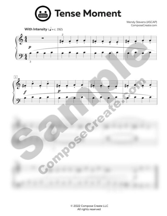 A Little Drama - Piano solos to improve staccato & legato