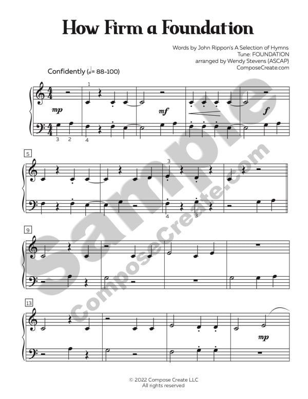 Easy Hymn Solos 1 Bundle C - Elementary hymn arrangements