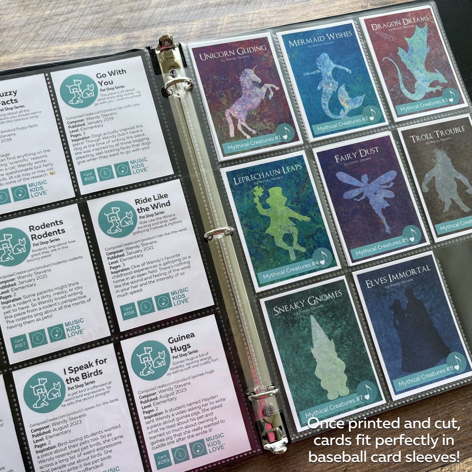 Music Achievement Cards