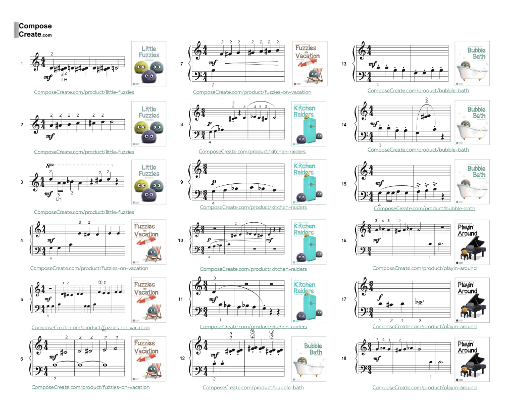 Music Minis™ - Giant Flashcards with Music Motives