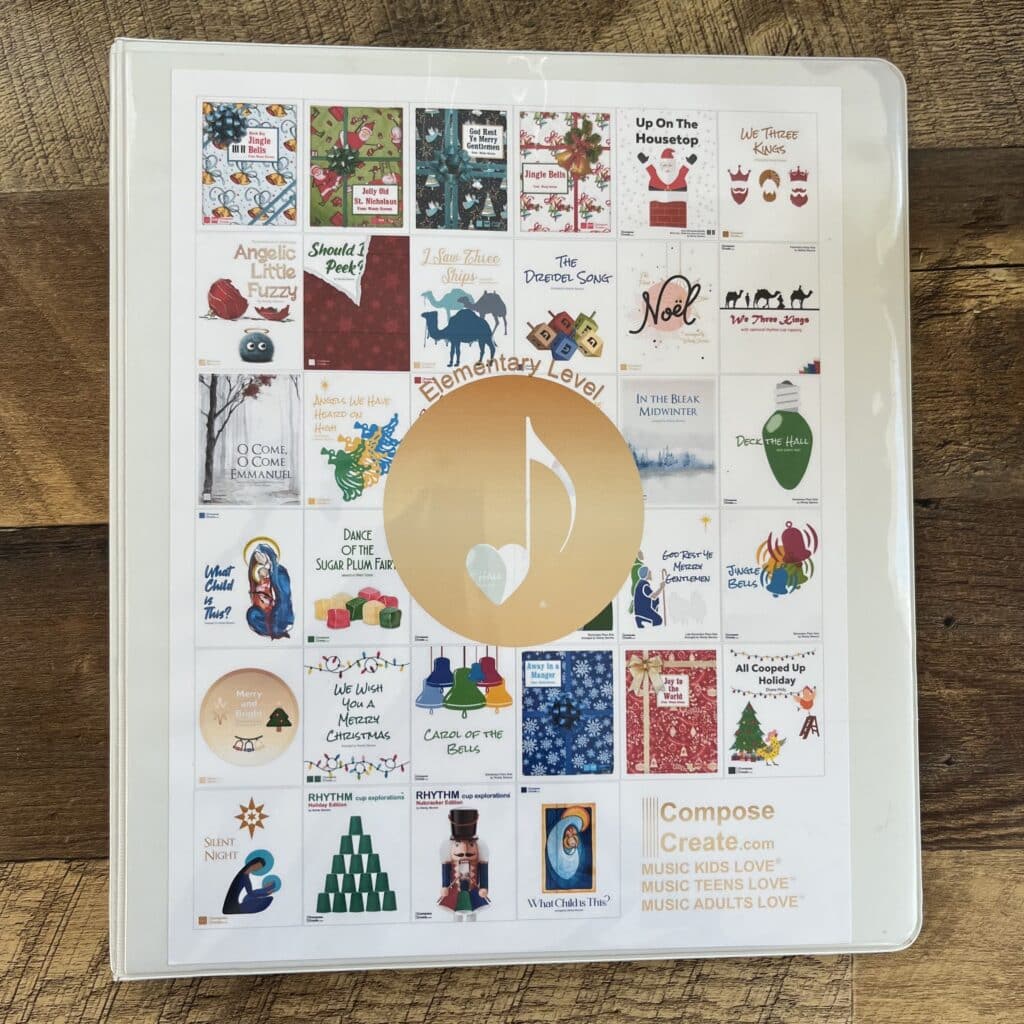 New Free Holiday Music Notebook Covers! - ComposeCreate.com