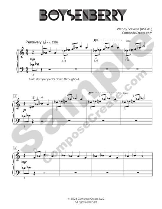 January 2024 Bundle - 9 popular piano solos