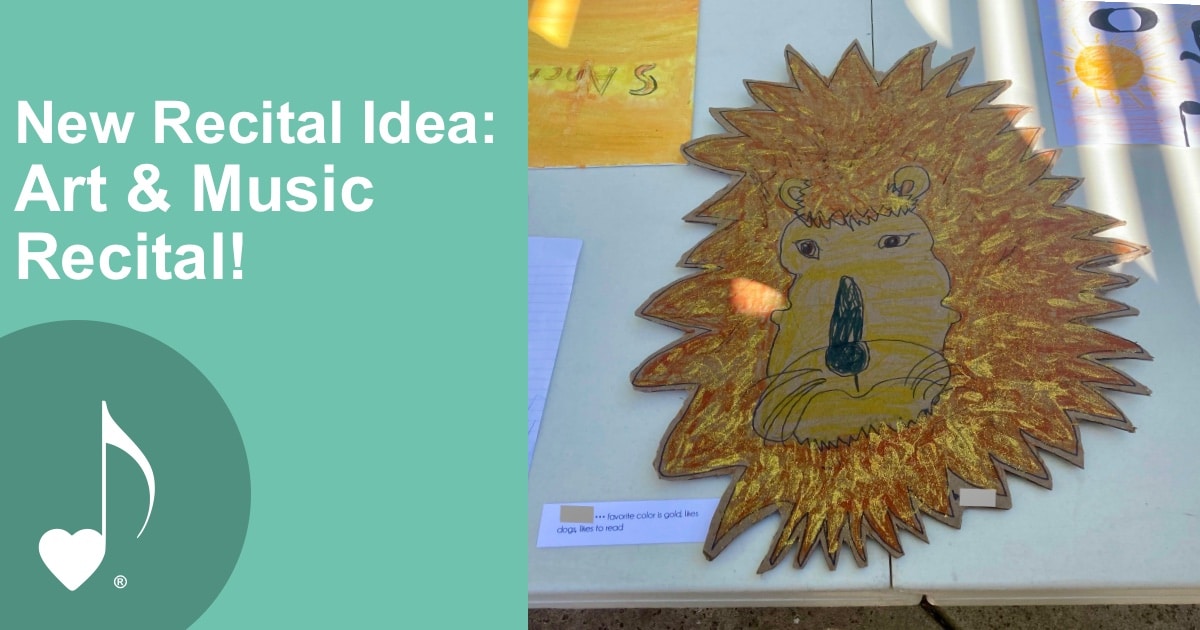 New Recital Idea: Art & Music Recital! - ComposeCreate.com