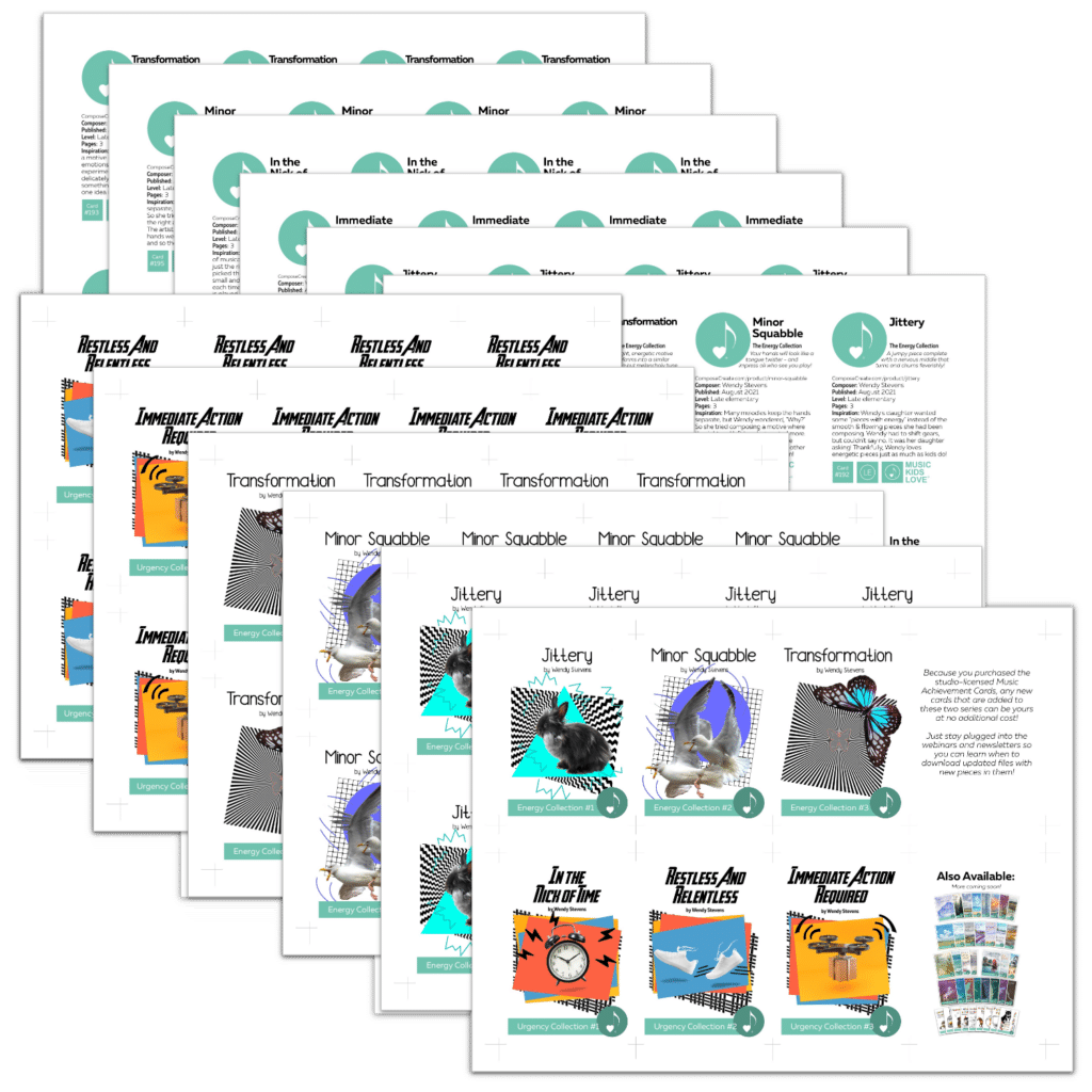 Urgency Bundle - Three fast, furious, and fun piano solos