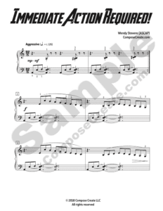 Immediate Action Required - Piano solo