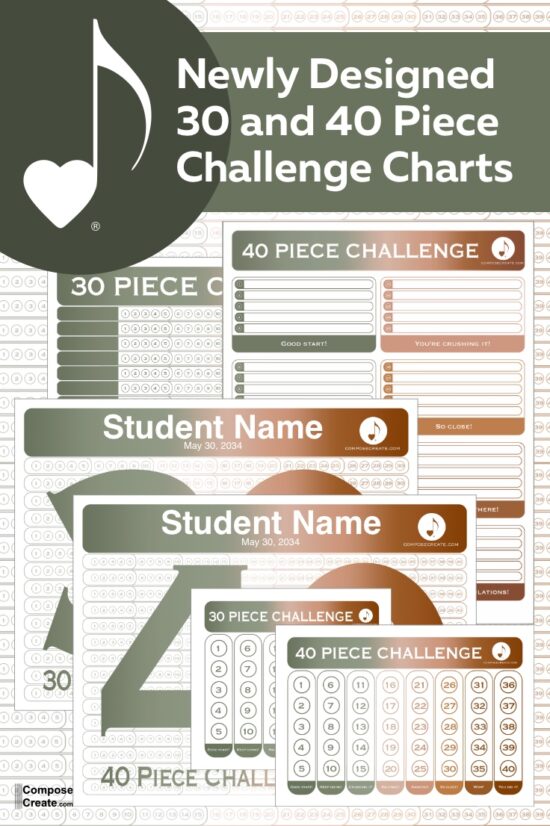 Newly Designed Challenge Charts for the 30 and 40 Piece Challenge ...