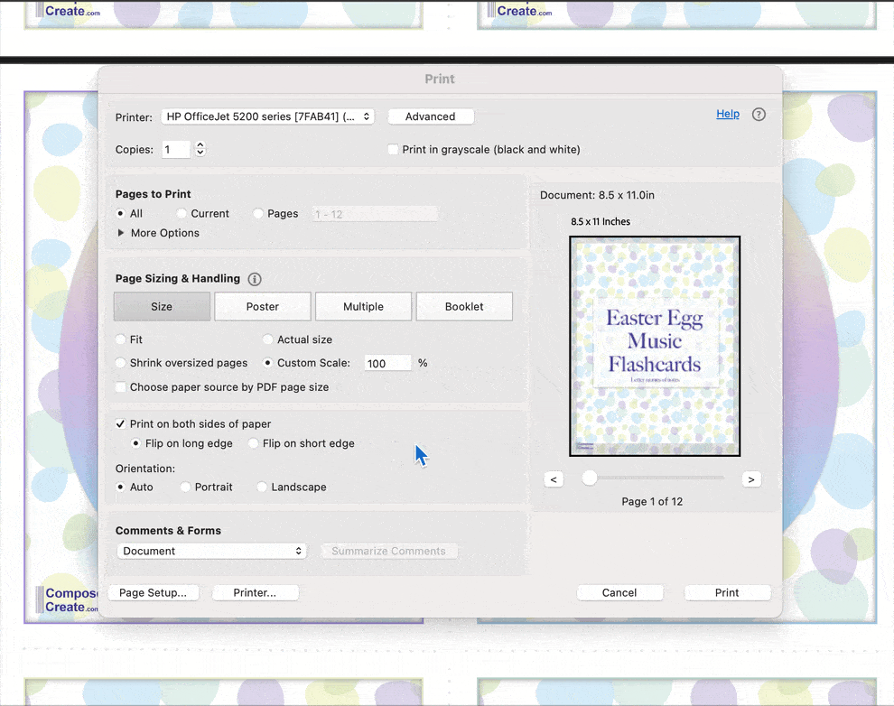 How to Fix Upside Down Printing for Piano Teaching Resources ...